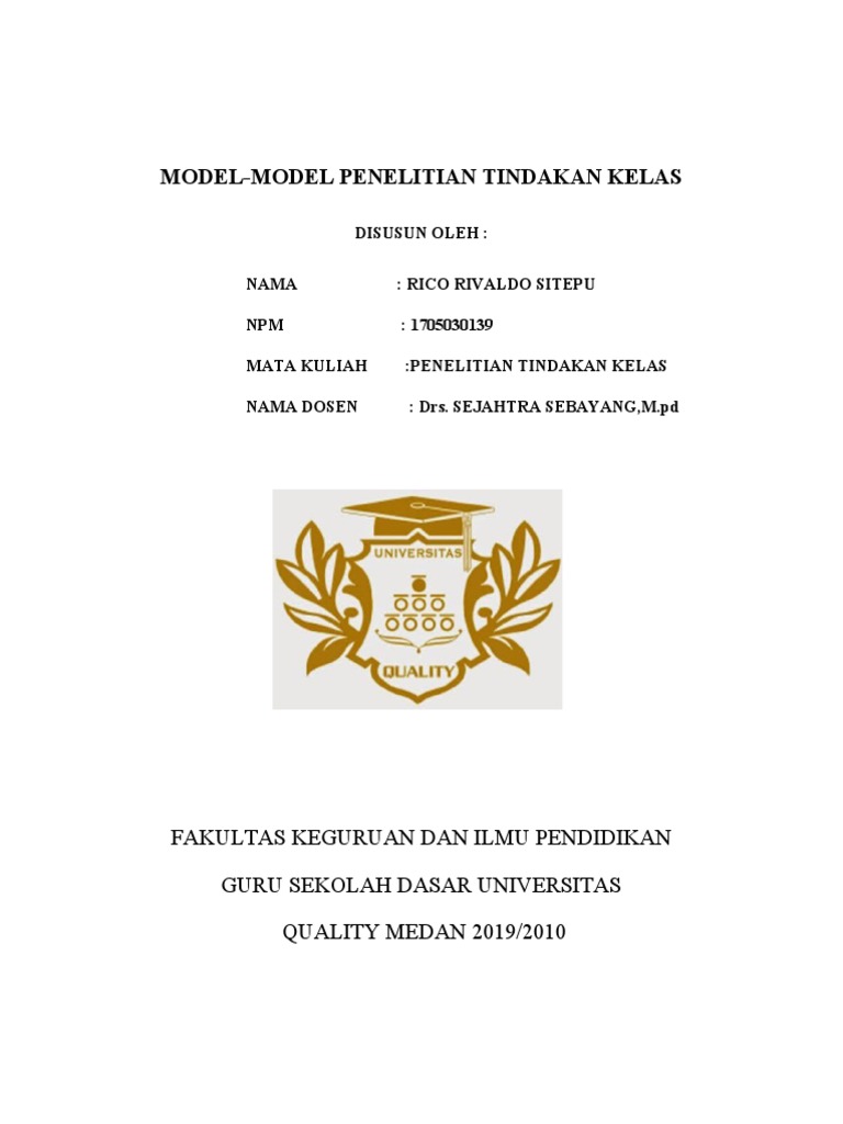 Makalah Model PTK | PDF