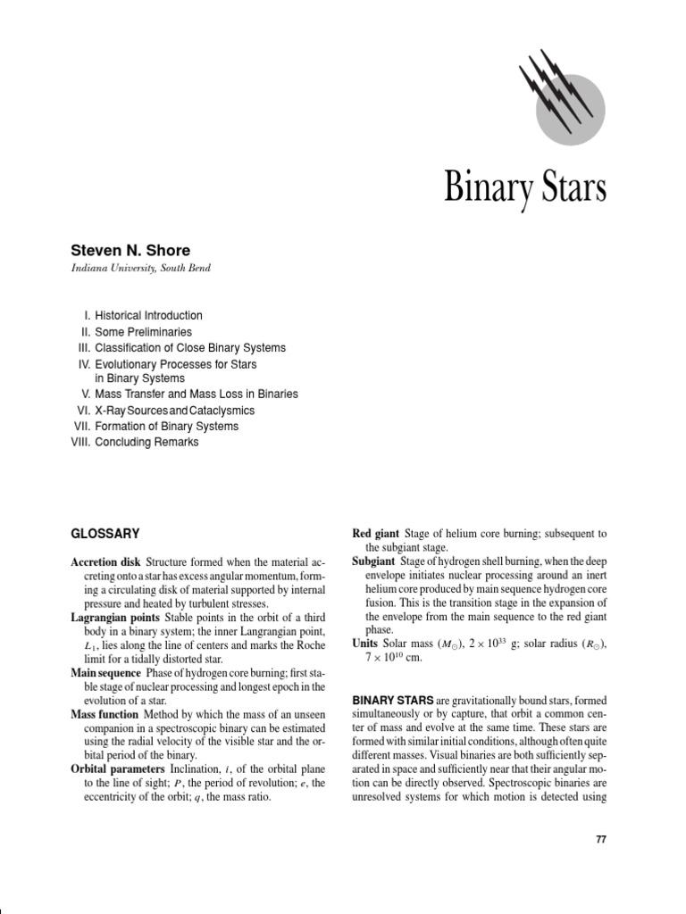 Encyclopedia of Physical Science and Technology - Stars and Stellar ...