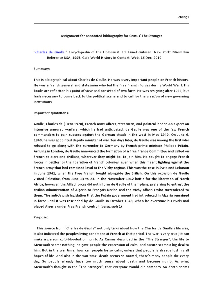 Research Paper | PDF | Existentialism | Albert Camus