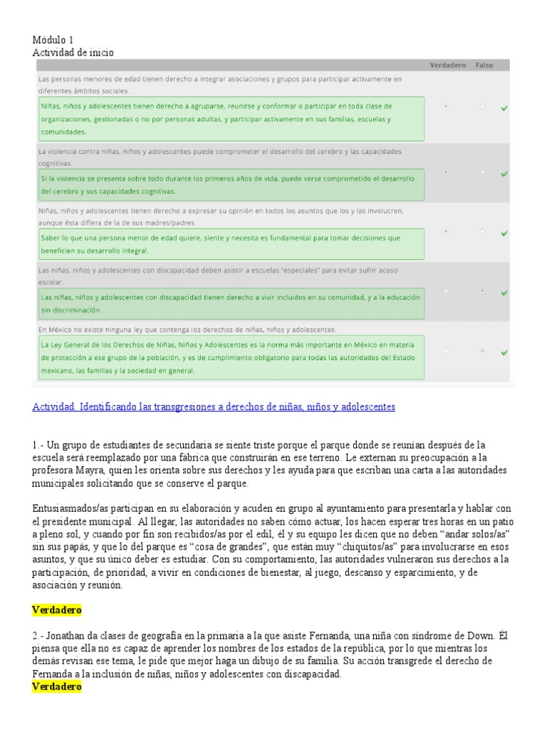 Curso Convivencia Escolar CNDH Módulo 1 | PDF | Derechos humanos | Violencia