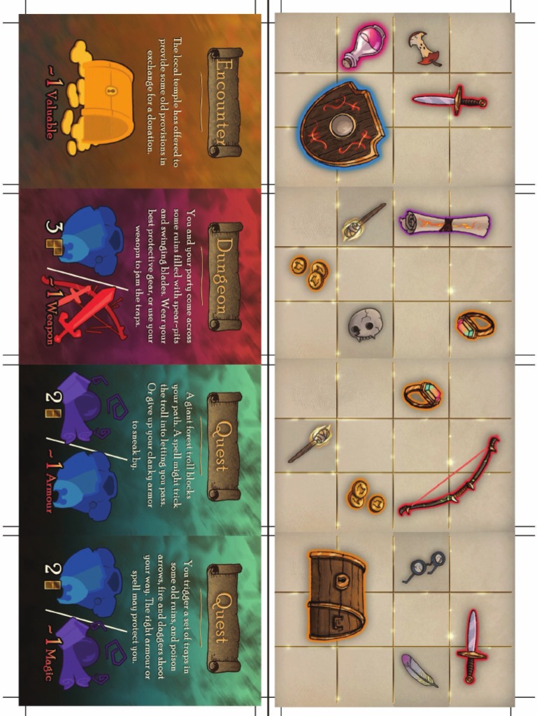 Squire For Hire Print and Play PDF | PDF