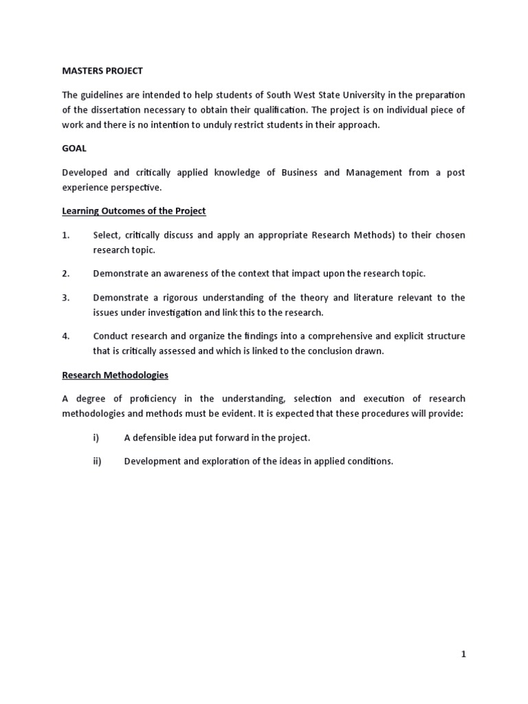 Masters Dissertation Supervision Logbook | PDF | Focus Group | Thesis