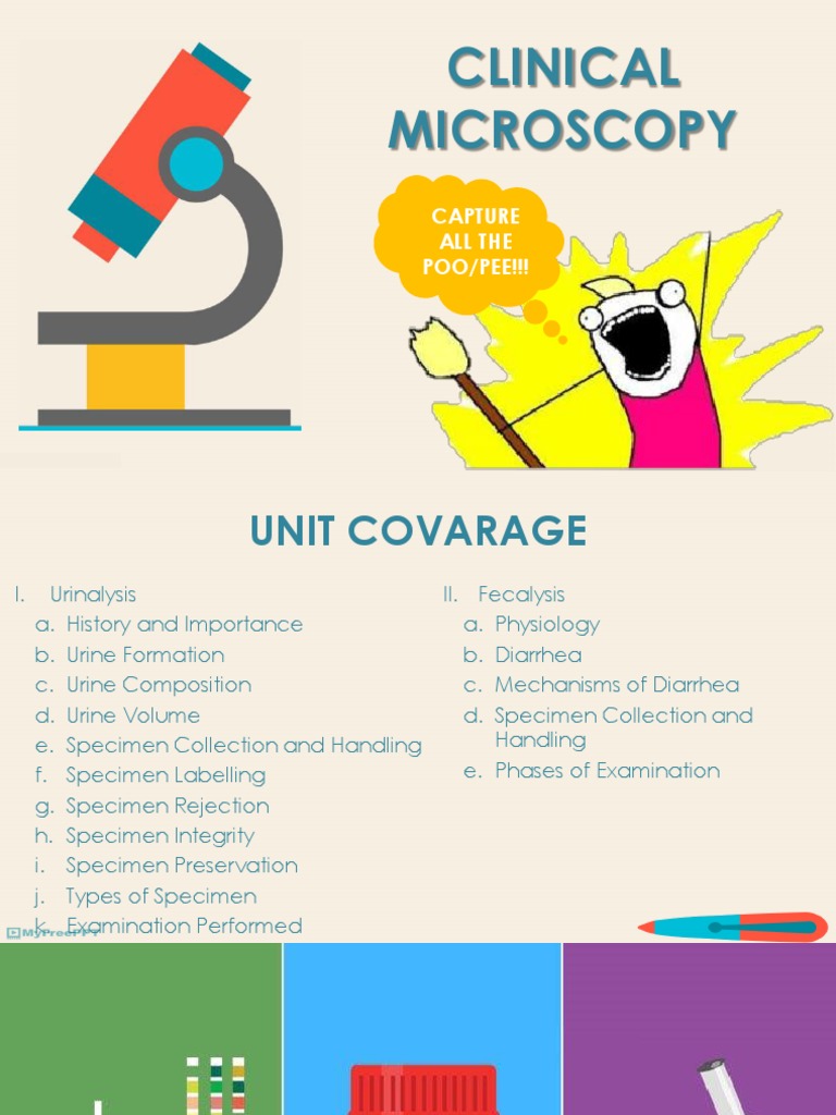 Lecture10 Clinical Micros | PDF | Urine | Diarrhea