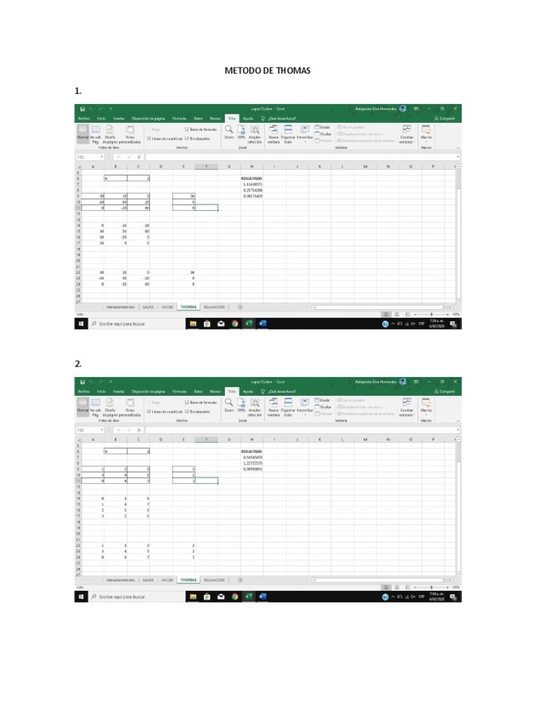 Metodo de Thomas | PDF | Teaching Mathematics