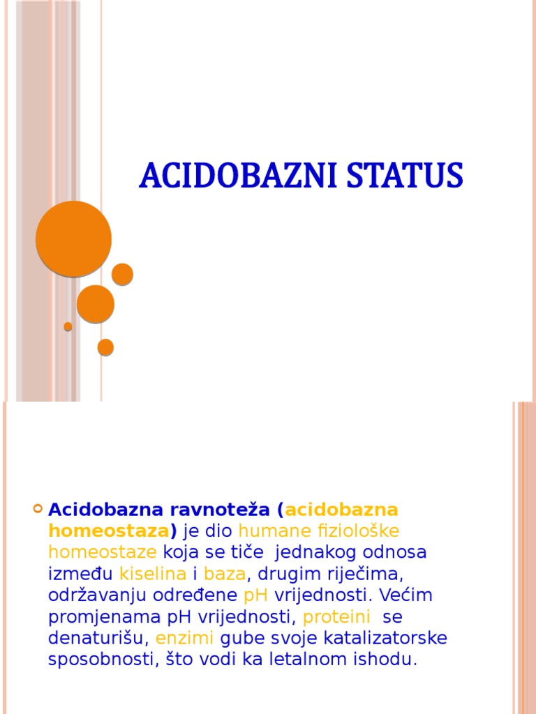 Acidobazni Status | PDF