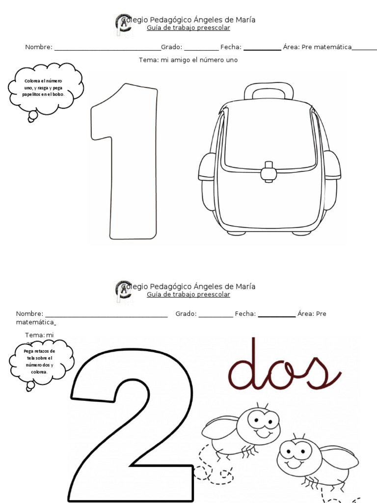 Numeros y Vocales | PDF | Escuelas | Preescolar