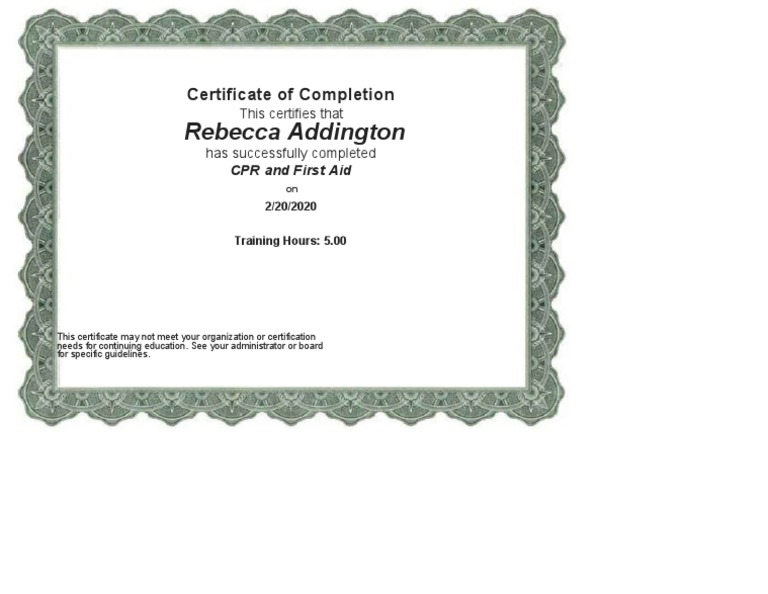 Certificateofcompletion | PDF