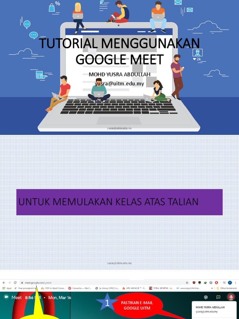 Tutorial Menggunakan Google Meet | PDF