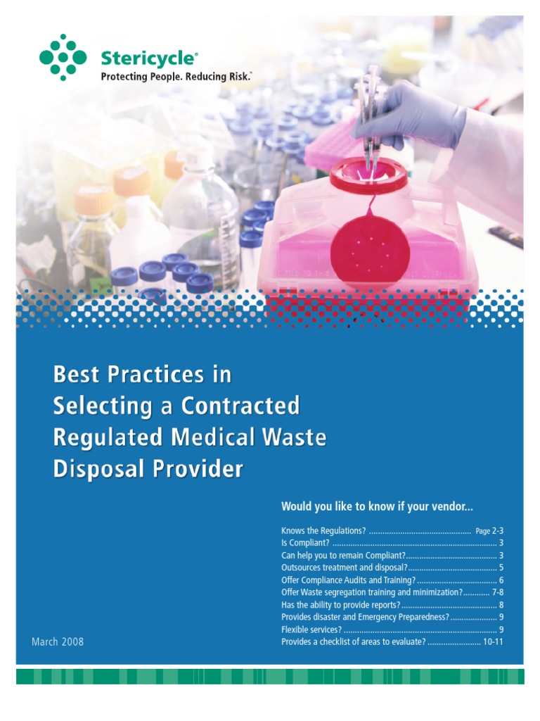 Best Practices in Selecting A Contracted Regulated Medical Waste ...