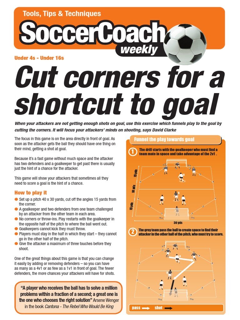Cut Corners For A Shortcut To Goal | PDF | Defender (Association ...