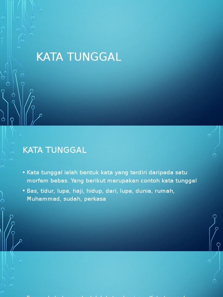 Kata Tunggal | PDF