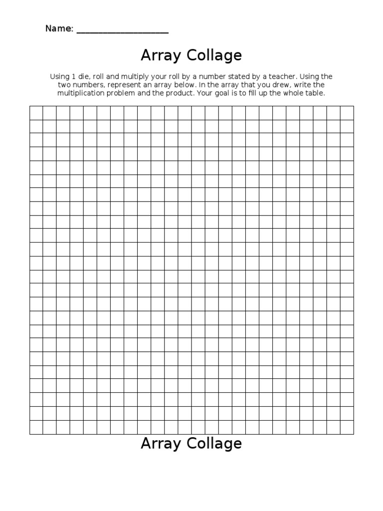 Array Collages | PDF | Teaching Methods & Materials | Home & Garden