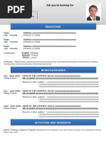 Yale SOM Resume Template | PDF | Titles | Educational Assessment And ...