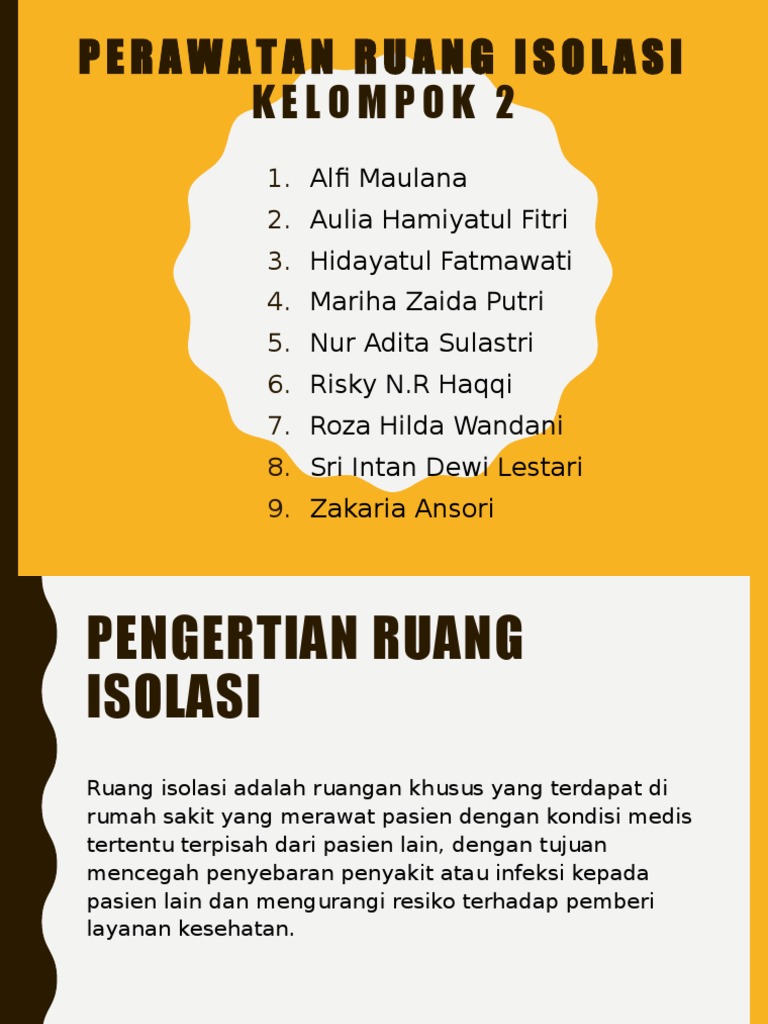 Prosedur dan Jenis Ruang Isolasi | PDF | Kesehatan Holistik
