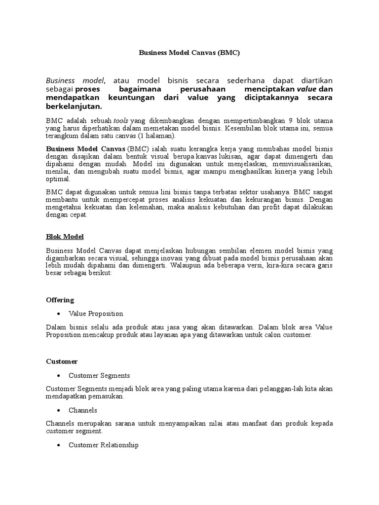 Lab KWU Materi BMC | PDF