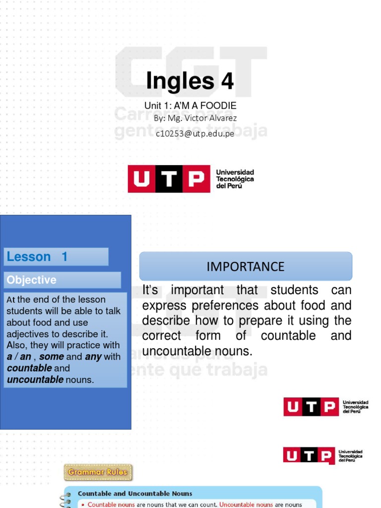 CGT - PPT - Ingles 4 - Virtual Class-1 PDF | PDF | Language Arts ...