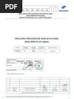 ASME IX Sample WPS GTAW SMAW | PDF | Welding | Construction