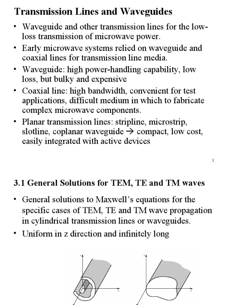 MW03 | PDF | Transmission Line | Waveguide