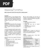BASF MasterTop 1205 Data Sheet | PDF | Coating | Wear
