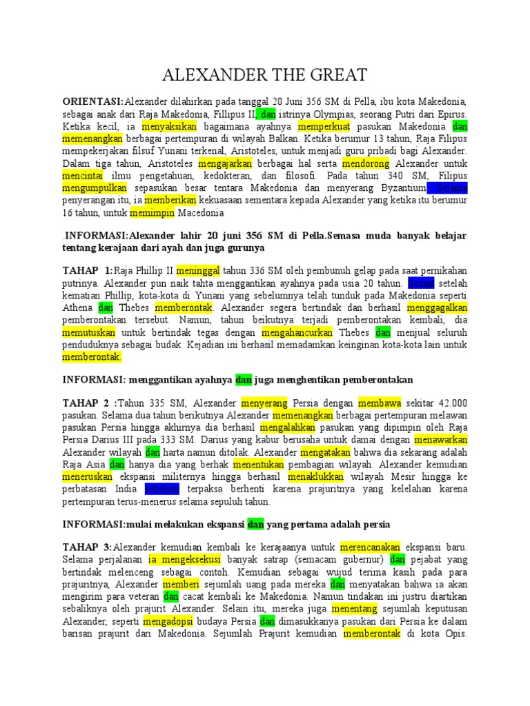 Alexander The Great | PDF