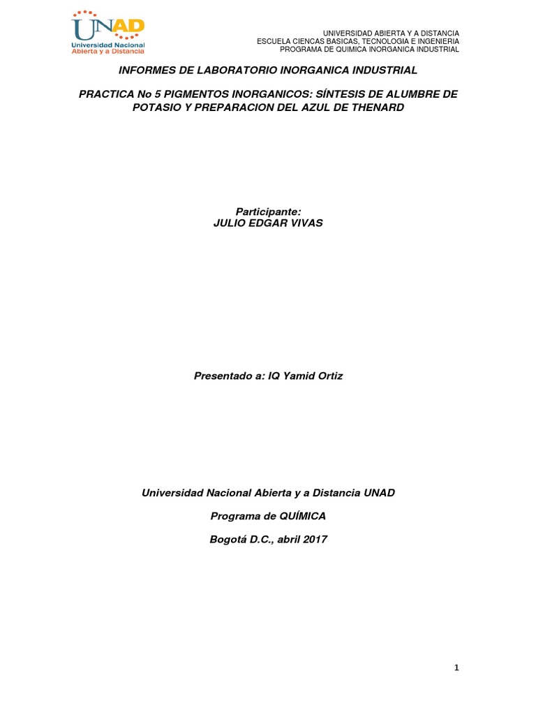 Fórmula del Alumbre de Potasio | PDF | Átomos | Compuestos químicos