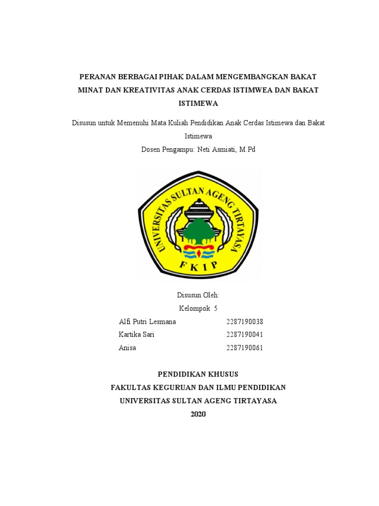 Dukungan Pengembangan Anak CIBI | PDF