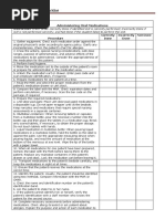 Transdermal Patch Application Checklist | PDF | Patient | Hygiene