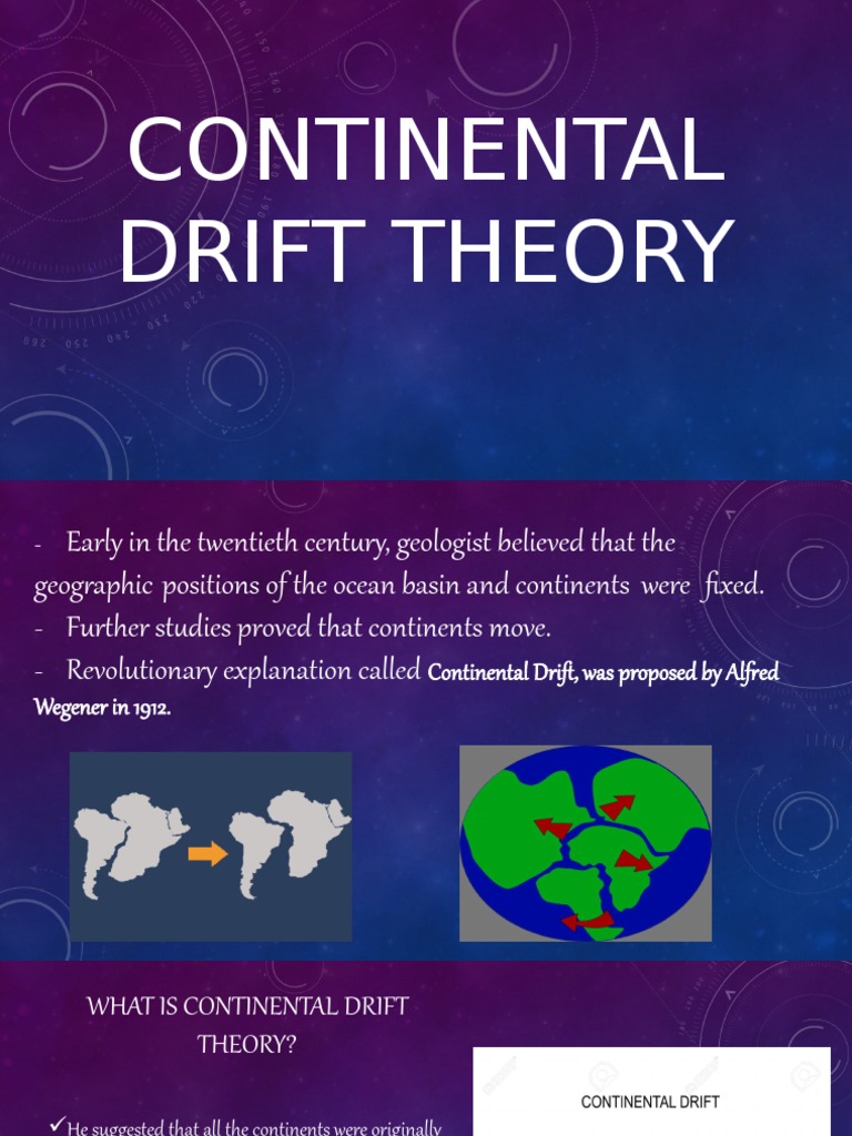 Overview of Continental Drift Theory | PDF | Social Science