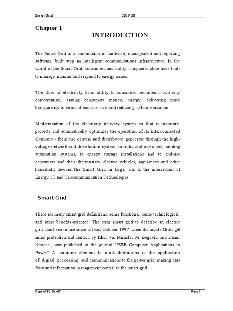 Smart Grid | PDF | Smart Grid | Electrical Grid