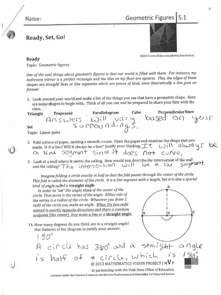 Geometric Figures Answers | PDF