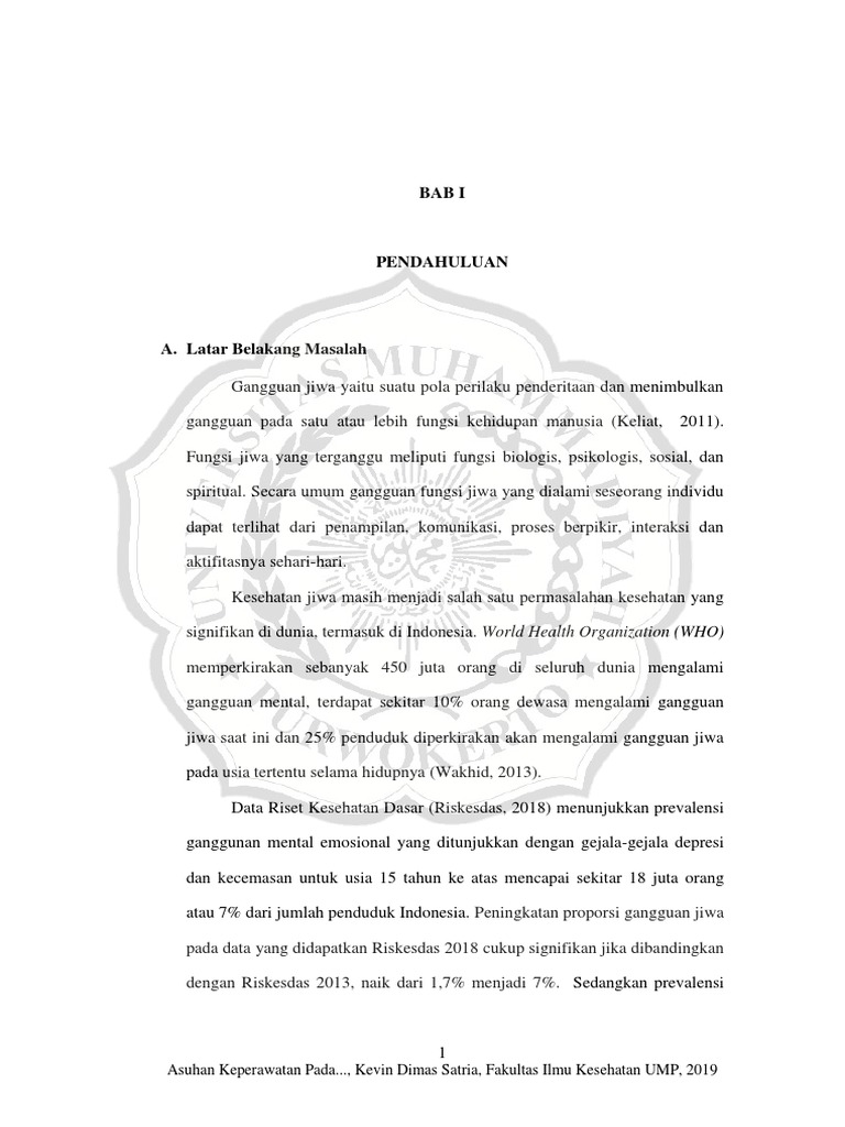 Kevin Dimas Satria BAB I | PDF