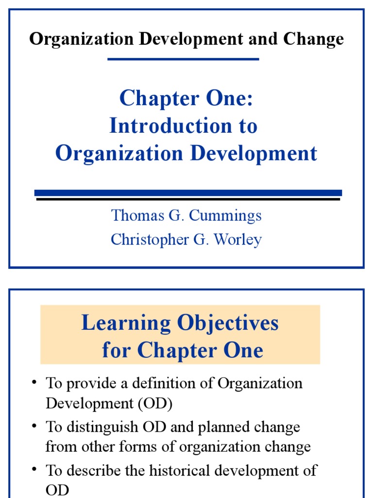 Organization Development and Change | PDF | Organization Development ...