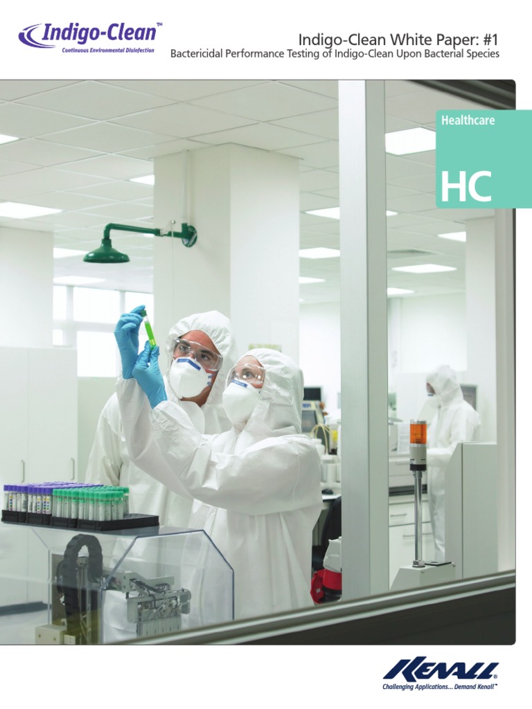 Indigo-Clean White Paper: #1: Bactericidal Performance Testing of ...