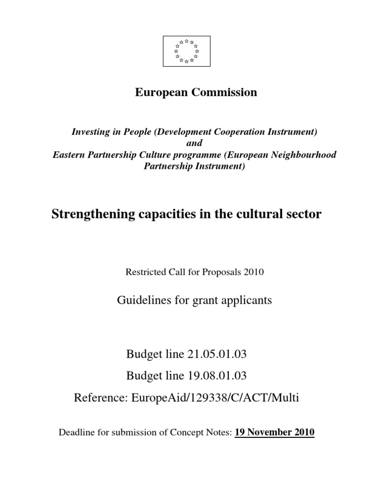 Guidelines For Grant Applicants | PDF | European Union | Governance