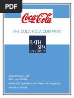 Coca Cola Value Chain Analysis | PDF | Coca Cola | The Coca Cola Company