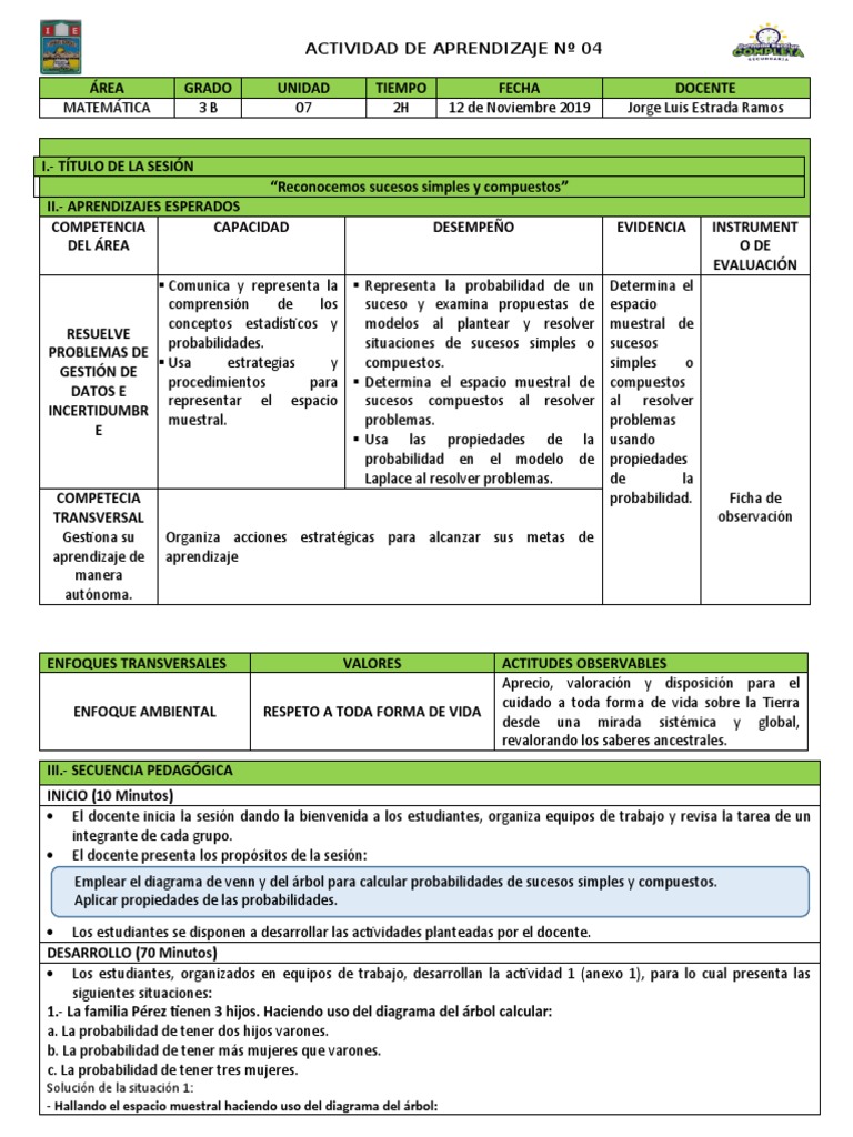 Mat3°-U7-Actividad 4 | PDF | Probabilidad | Agricultura