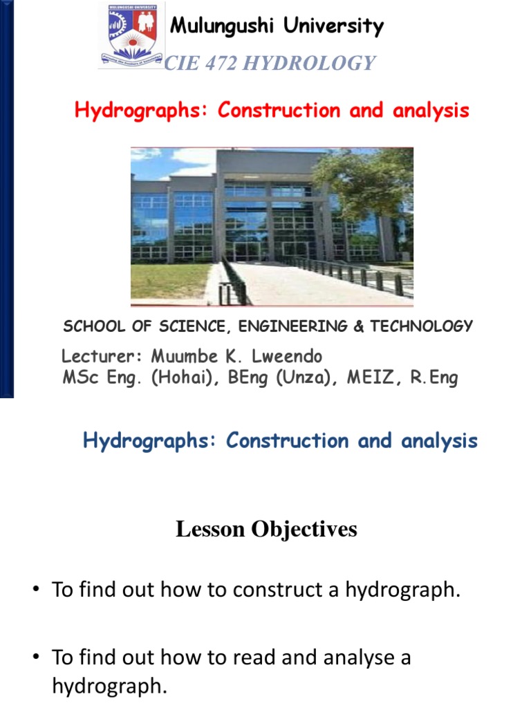 6a.hydrographs Construction and Analysis | PDF | Drainage Basin | Hydrology