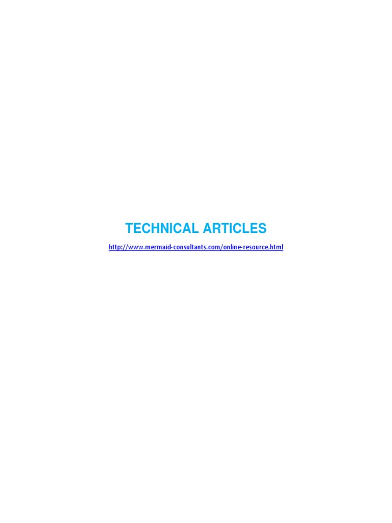Technical Articles-Fso-Fpso | PDF | Anchor | Fatigue (Material)