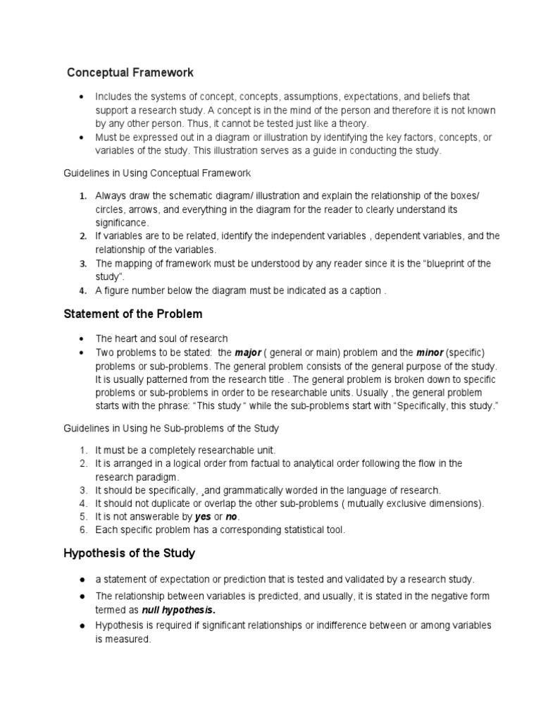 Conceptual Framework - Scope and Delimitation of The Study | PDF ...