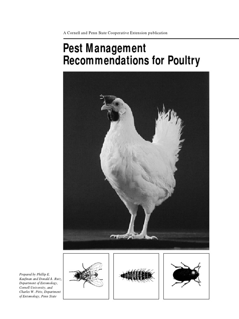 Pest Management Recommendations For Poultry: A Cornell and Penn State ...