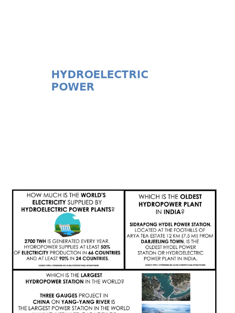 Hydropower | PDF