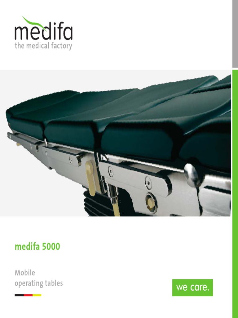 Medifa 5000: Mobile Operating Tables | PDF | Switch | Nature