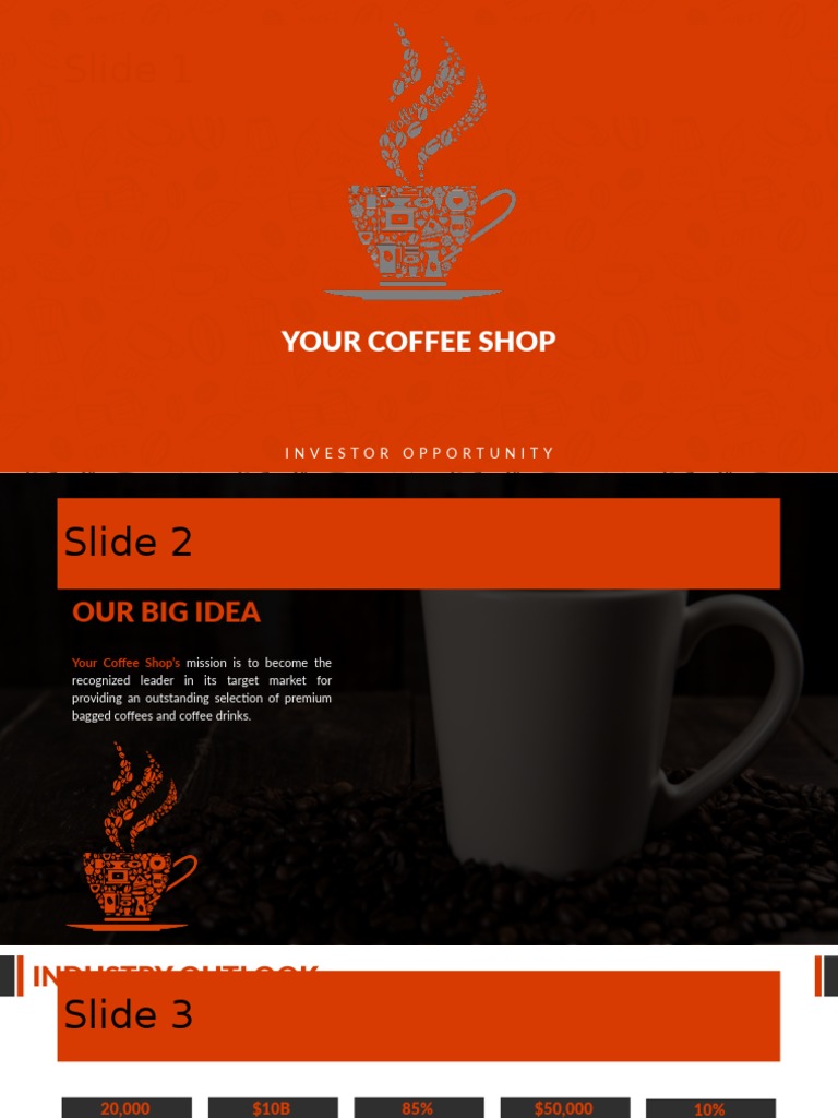 Slide 1: Your Coffee Shop | Retail | Coffee