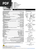 3296 Trimmer Potentiometer Datasheet | PDF | Quantity | Electrical ...