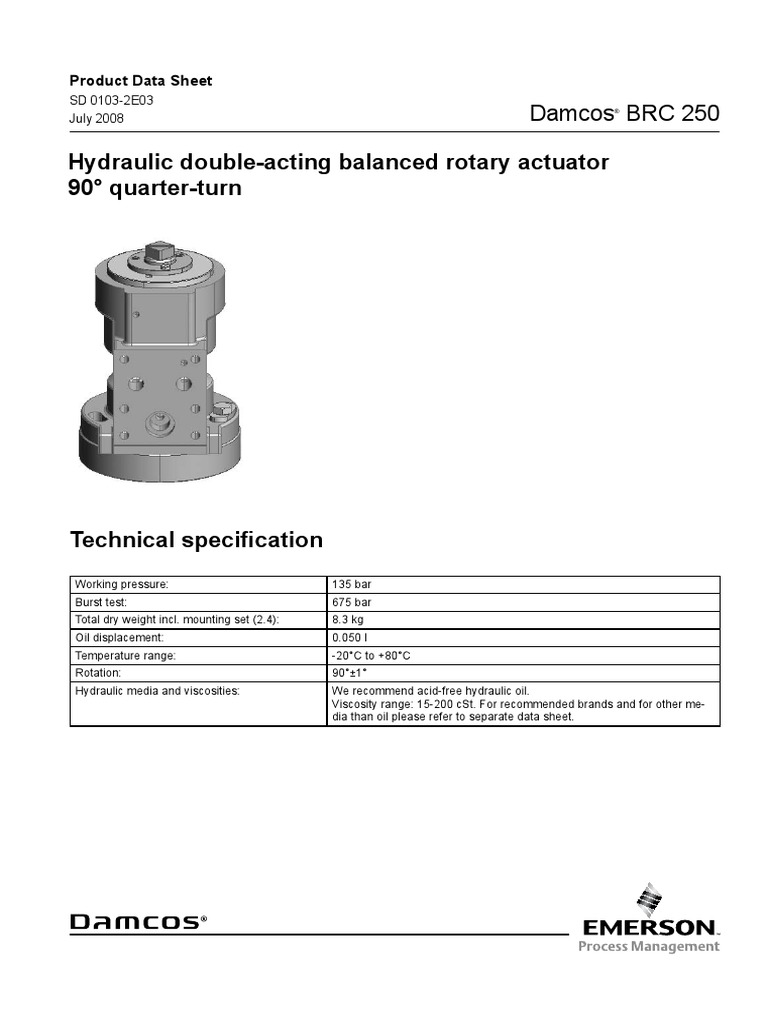 brc250.pdf | PDF | Actuator | Mechanical Engineering