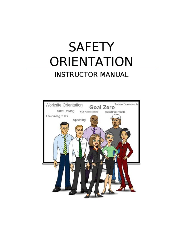 Safety Orientation: Instructor Manual | PDF | Personal Protective ...