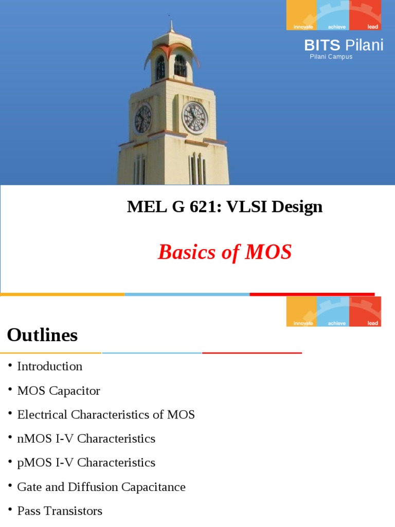 Basics of MOS: MEL G 621: VLSI Design | PDF | Mosfet | Field Effect ...