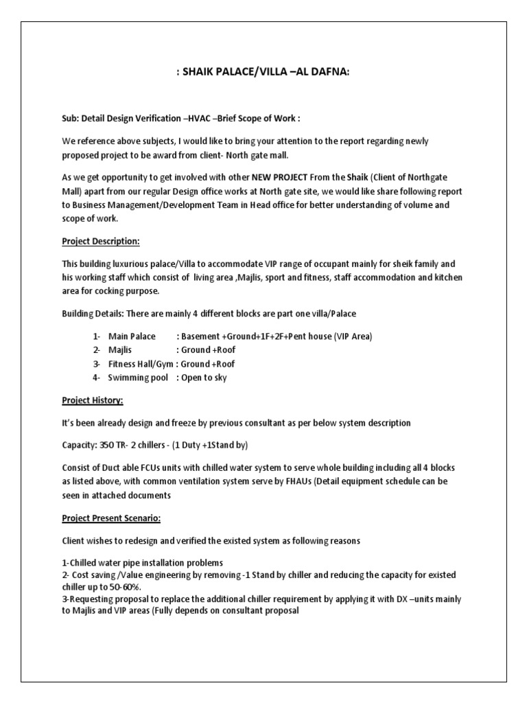 Hvac Design Report | PDF | Architectural Design | Architecture