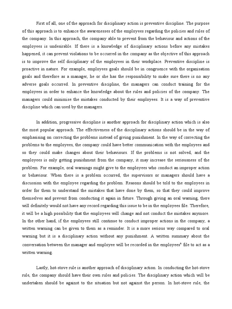 Effective Employee Discipline Strategies | PDF | Punishments | Disciplines