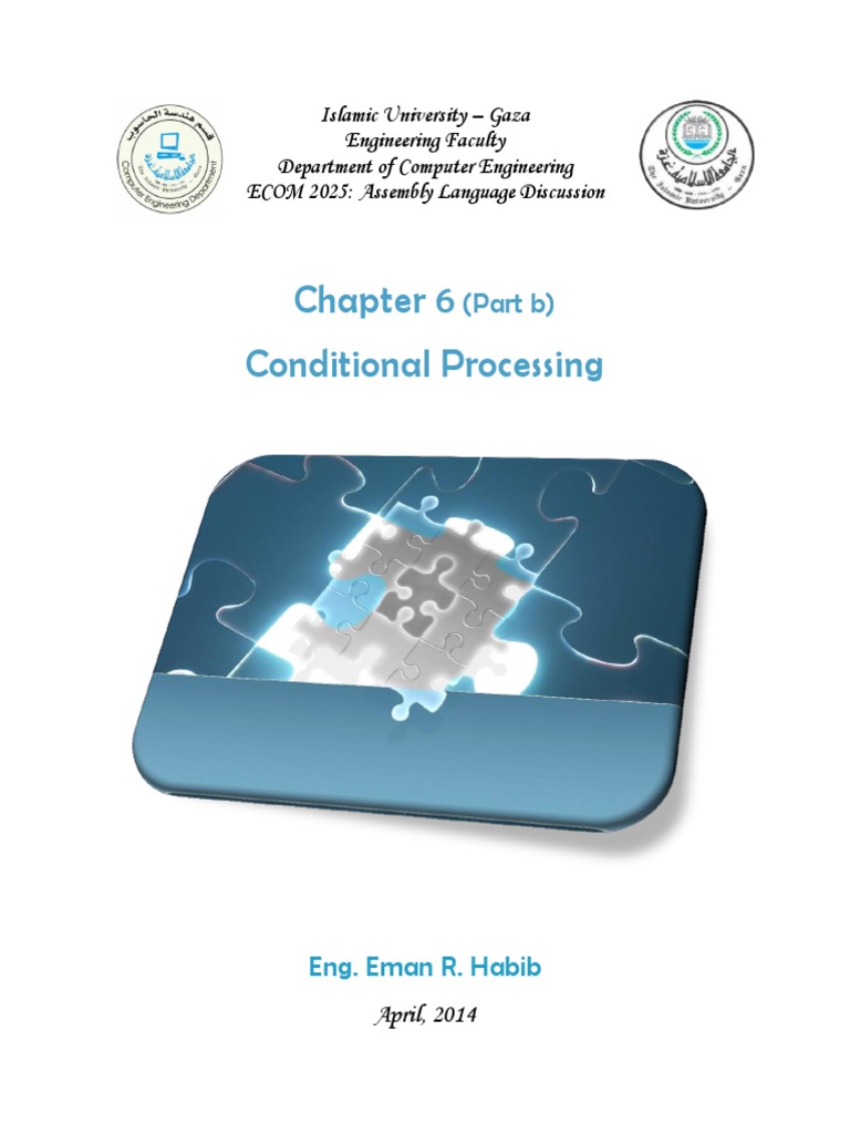 Assembly Chapter6 B | PDF | Control Flow | Assembly Language